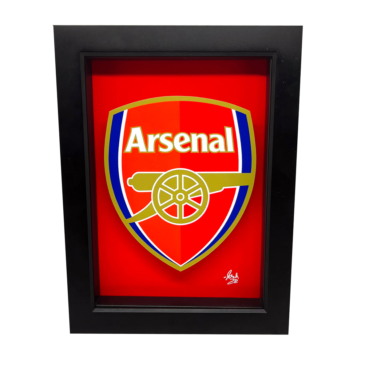 Arsenal FC 3D Art - Soccer Logo | Framed Decor – PopsicArt
