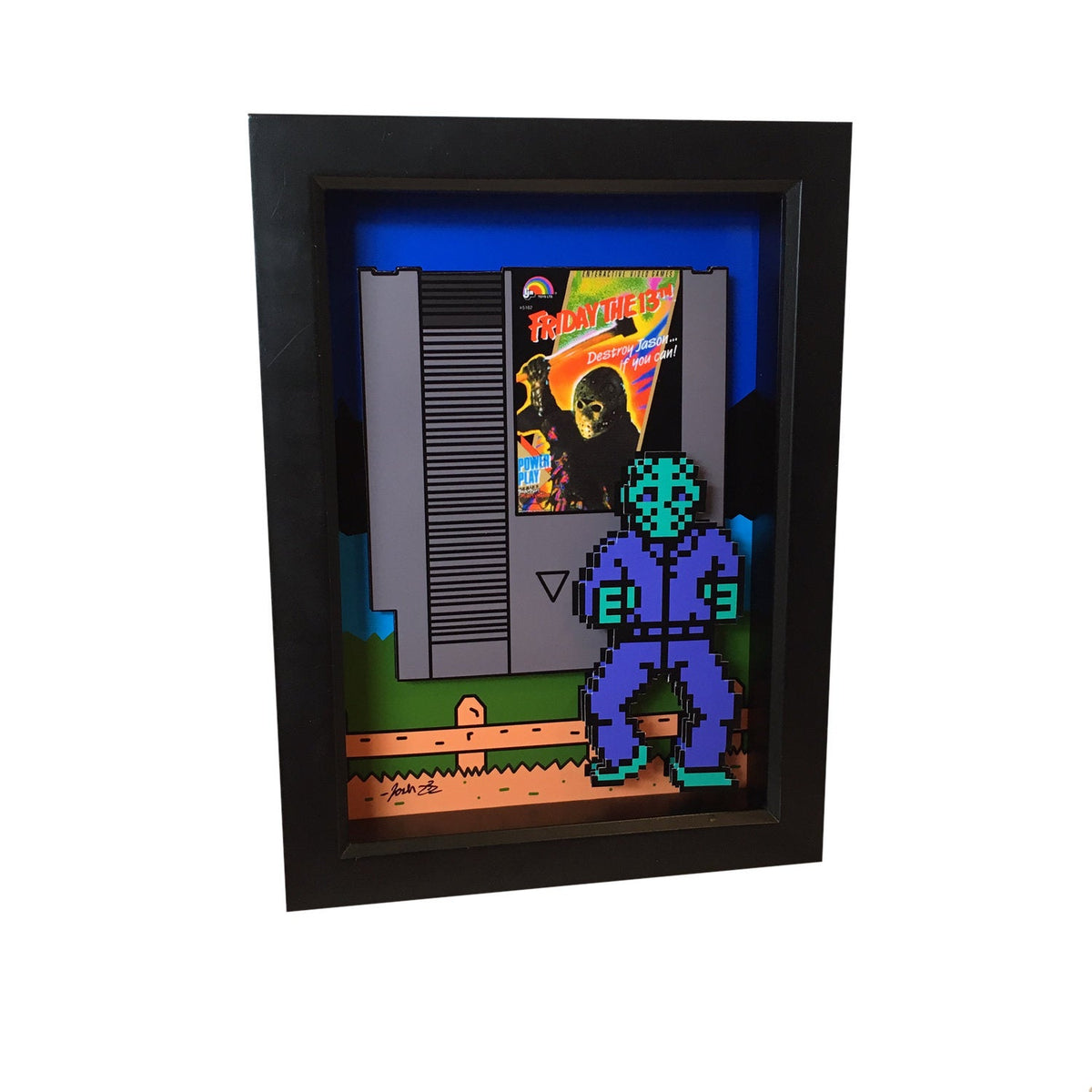 8 Bit Jason Voorhees 3D Art – PopsicArt