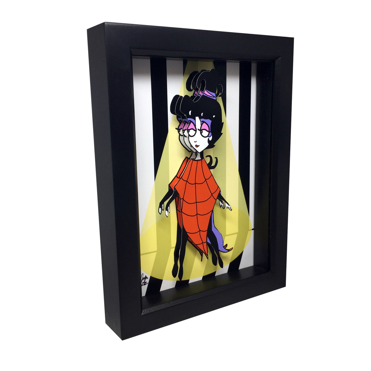 Lydia Deetz 3D Art - Beetlejuice Cartoon | Framed Decor – PopsicArt