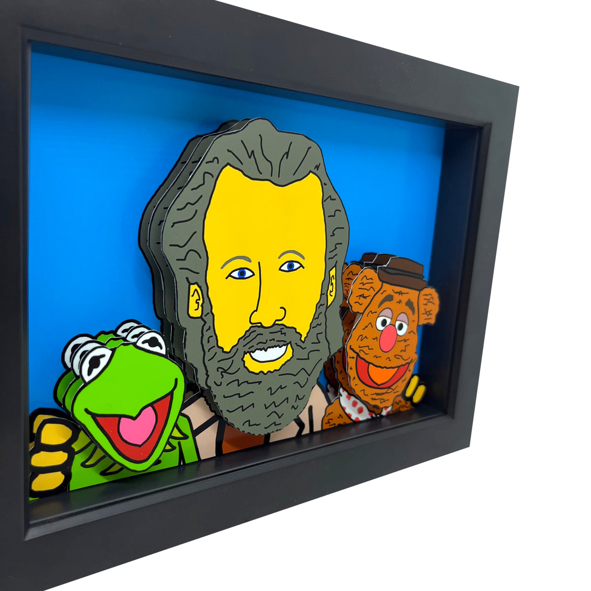 Jim Henson with The Muppets 3D Art – PopsicArt