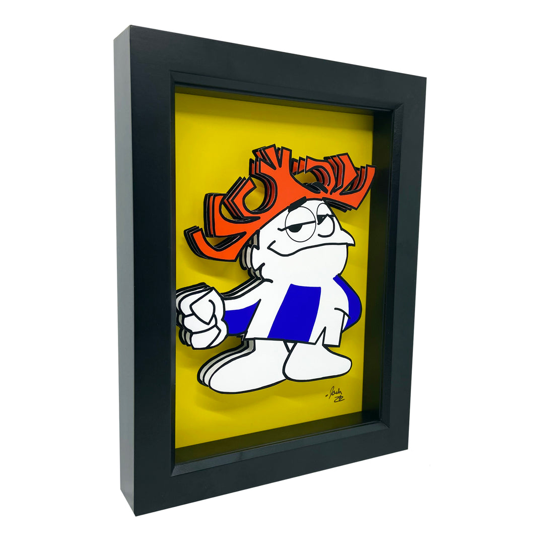 Punchy 3D Art - Hawaiian Punch Mascot | Framed Decor – PopsicArt