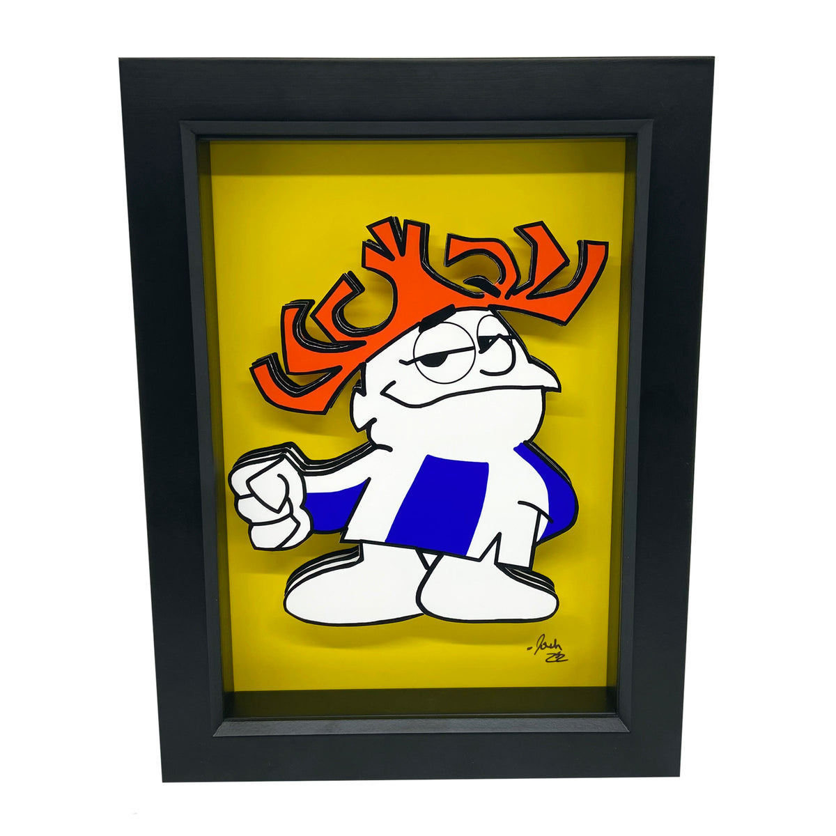 Punchy 3D Art - Hawaiian Punch Mascot | Framed Decor – PopsicArt