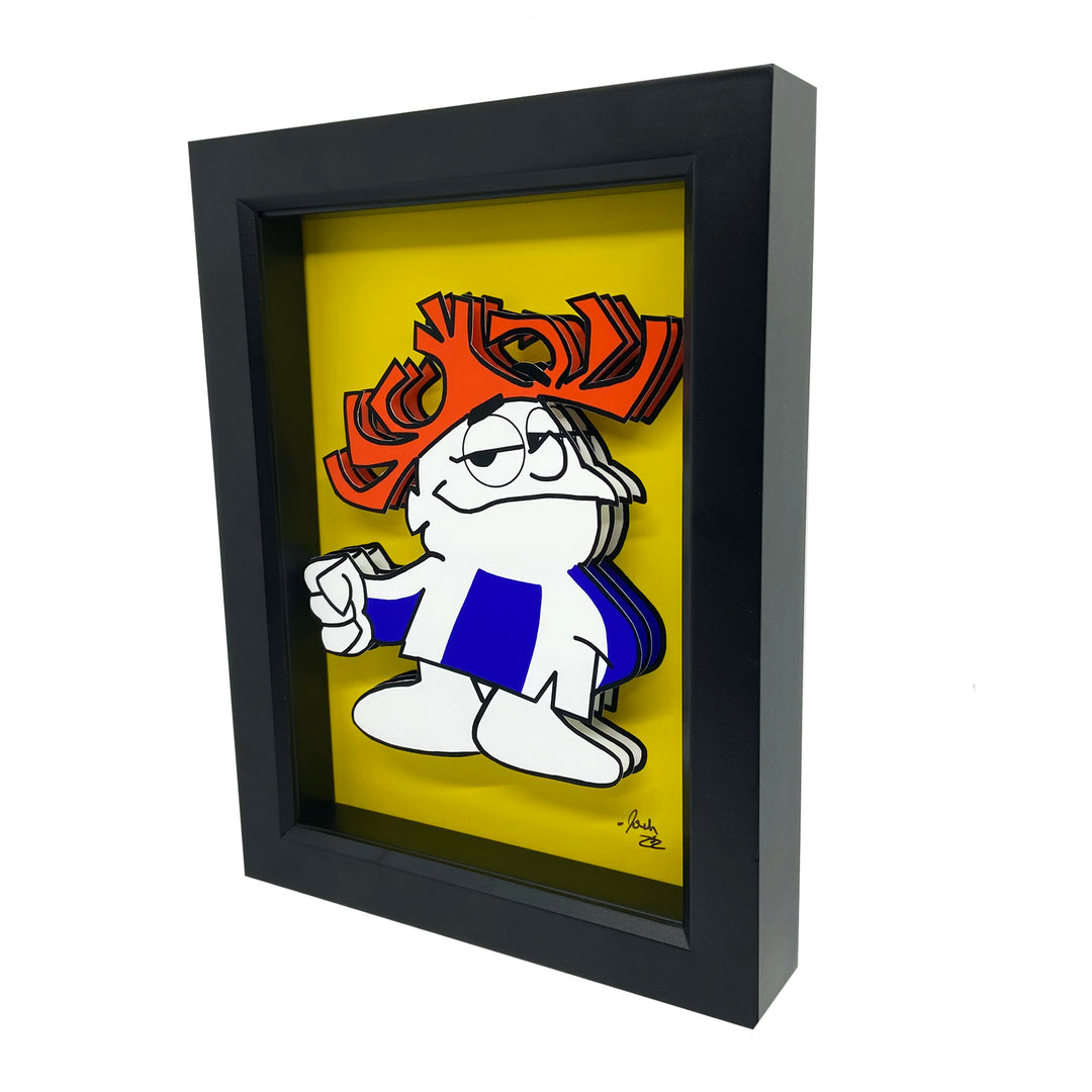 Punchy 3D Art - Hawaiian Punch Mascot | Framed Decor – PopsicArt