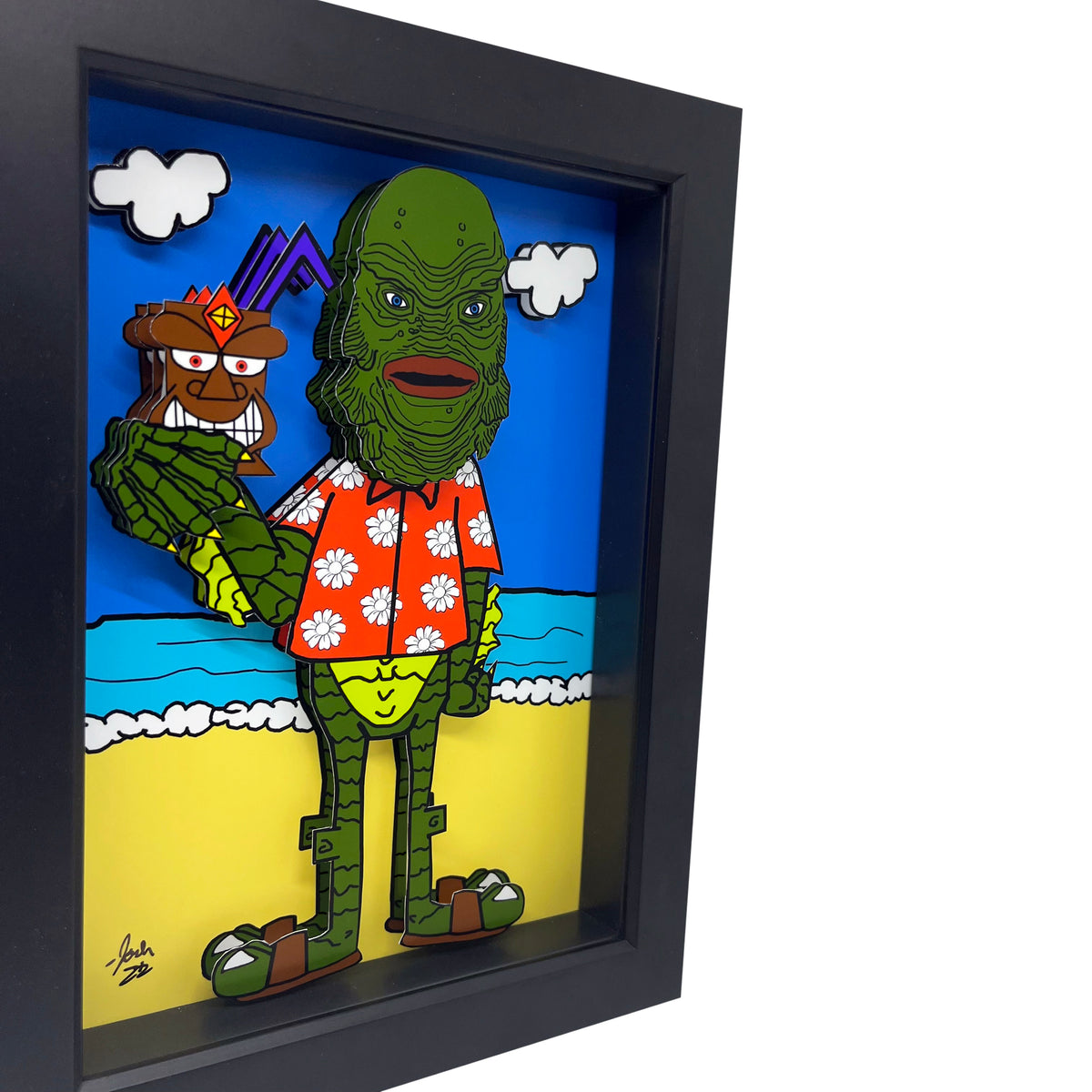 Tiki Time Creature From The Black Lagoon 3D Art – PopsicArt